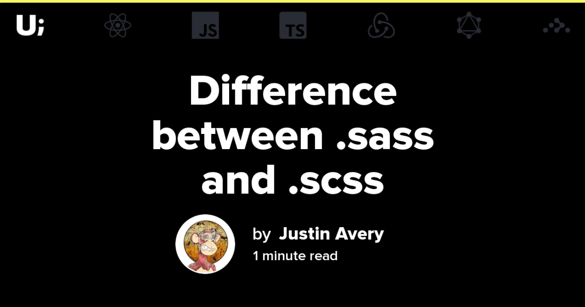 Difference between .sass and .scss Difference between .sass and .scss
